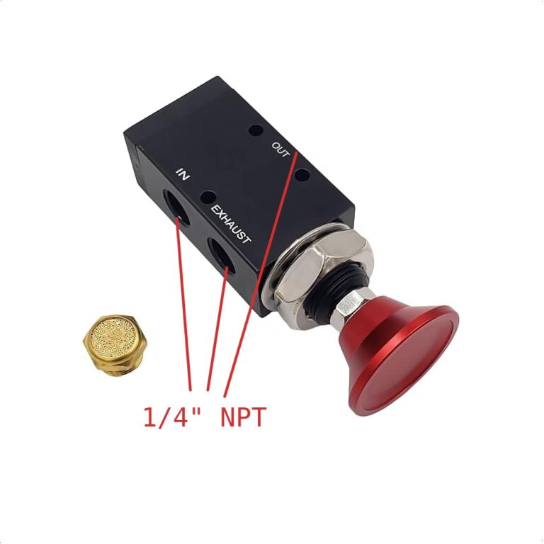 3 Way 2 Position Push Pull Tailgate Air Valve - PartLogix